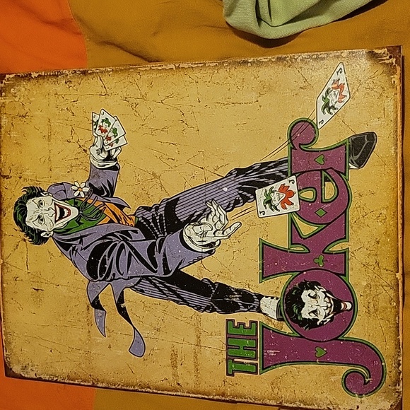 Wall Decor | Dc Comics Joker Metal Sign | Poshmark